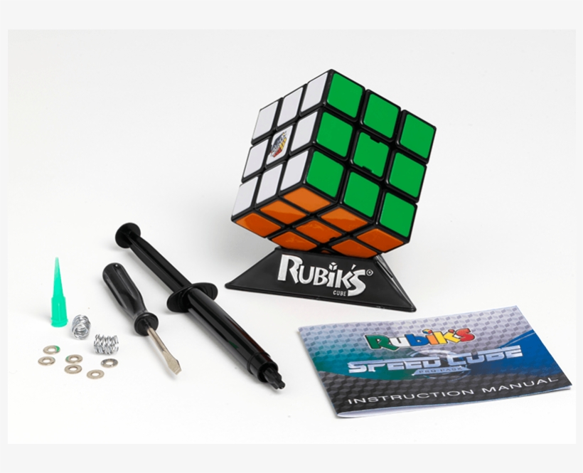 Rubik's Cube 3 X 3 Speedcube Contents - Rubiks Speed Cube PNG Image ...