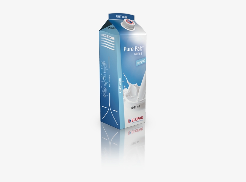 Pure-pak Sense Milk - Elopak Milks PNG Image | Transparent PNG Free ...