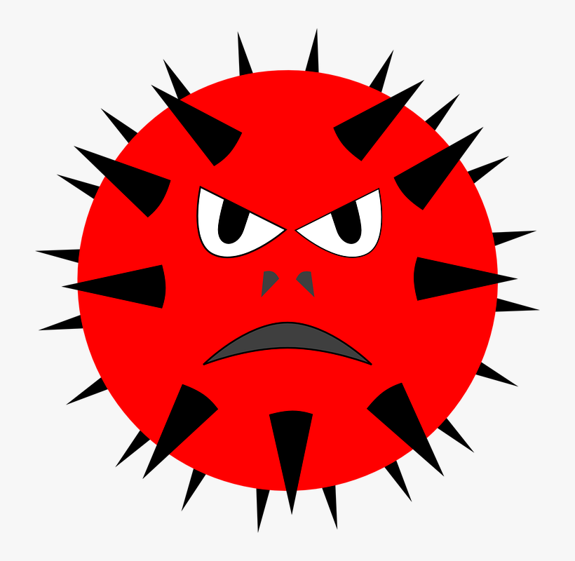 Virus - Clip Art Hiv Cartoon PNG Image | Transparent PNG Free Download ...