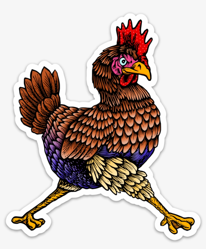 Download Image Of Rooster Vinyl Sticker - Rooster | Transparent PNG ...