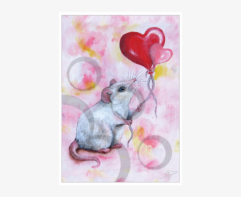 Valentines Mouse - Heart PNG Image | Transparent PNG Free Download on ...