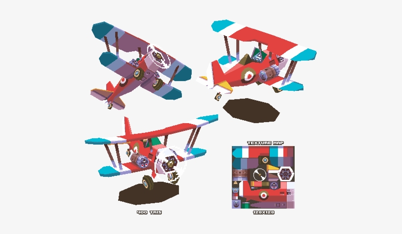 Biplane - Low Poly PNG Image | Transparent PNG Free Download on SeekPNG