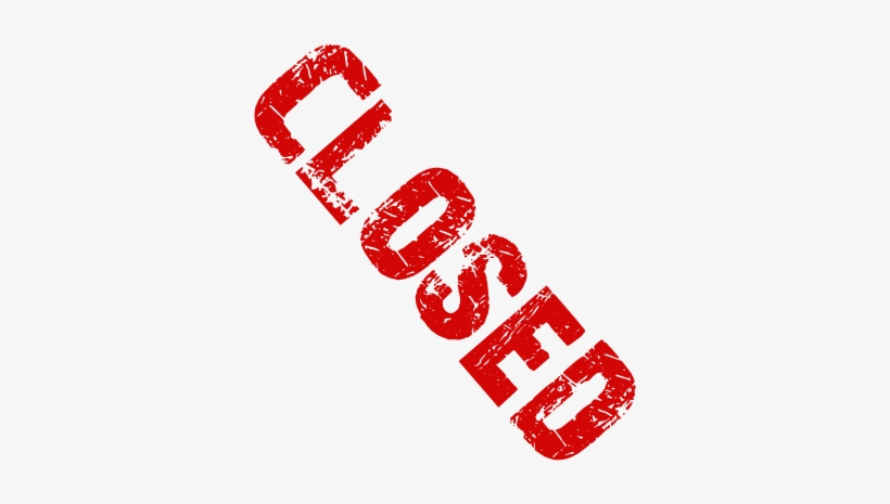 Download Closed Stamp Red - Closed Red Png | Transparent PNG Download ...