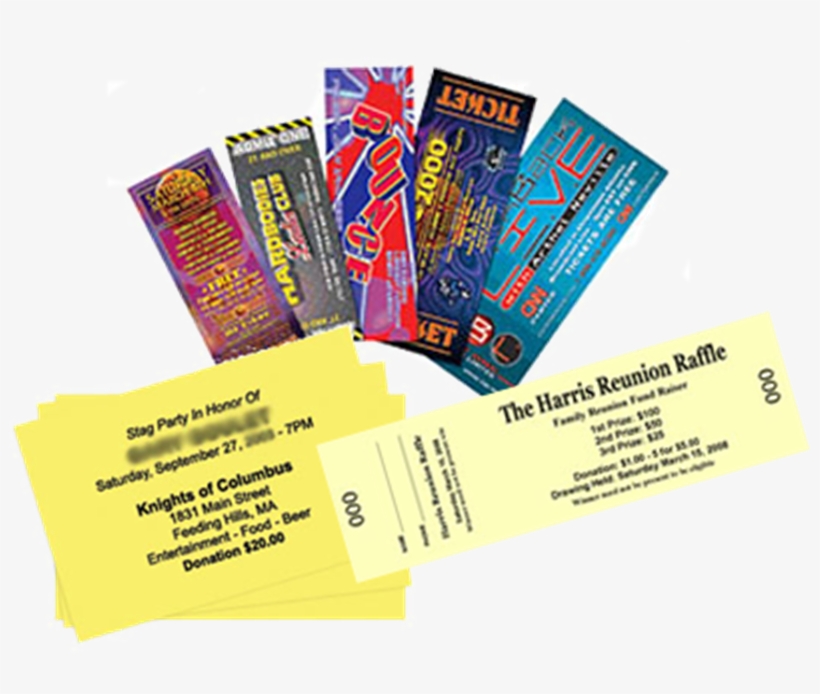 Event Ticket Printing - Event Tickets Printing PNG Image | Transparent ...