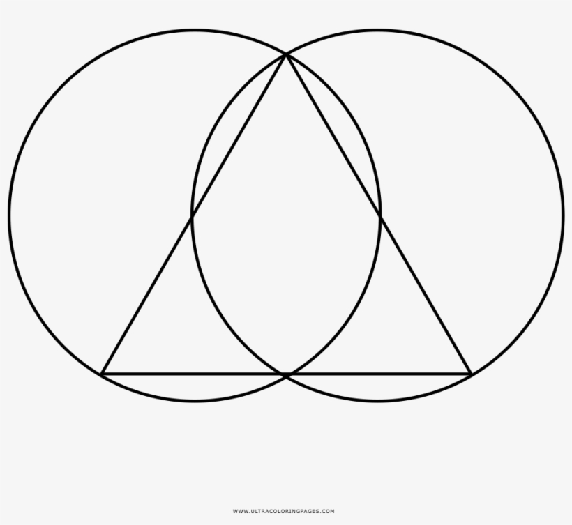 Download Equilateral Triangle Coloring Page - Drawing | Transparent PNG ...