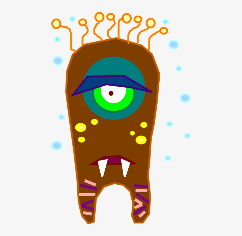 How To Set Use Brown Monster Svg Vector PNG Image | Transparent PNG ...