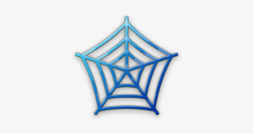 Download Spider Web Clipart Blue - Spider Net Logo Png | Transparent ...
