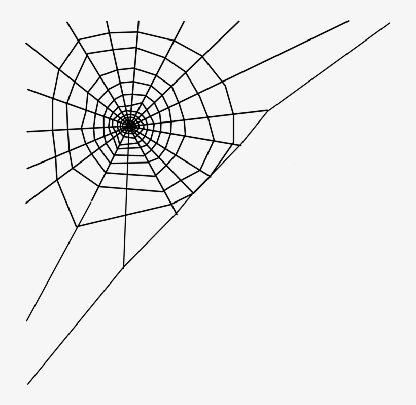 Vector Spider Web Image Library Stock - Spider Web Corner Vector PNG ...