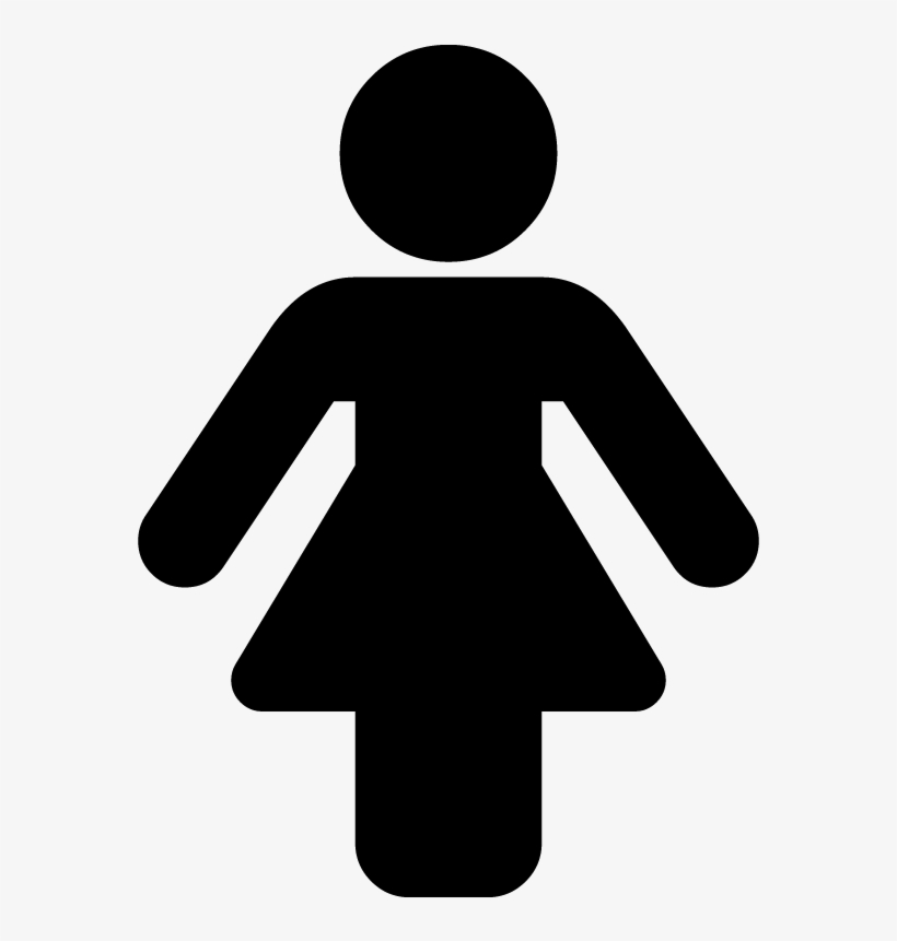 Download Female Women Icon Symbol Vector - Female Symbol Black And ...
