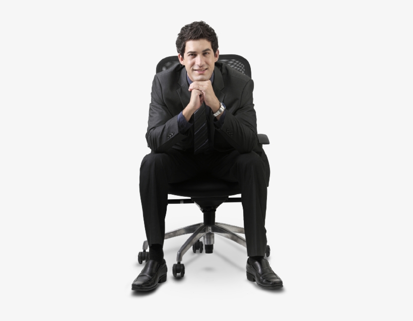 Function And Processes - Sitting Man On Chair In Office PNG Image ...