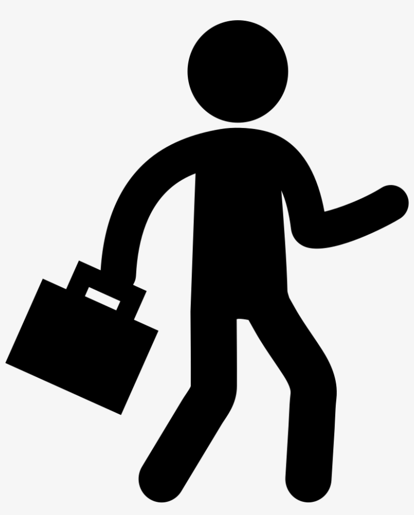 Man With Briefcase Icon