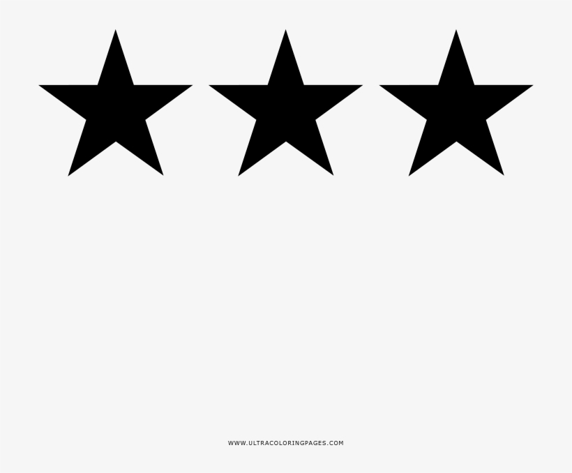 Three Stars Coloring Page - Business Cards Follow Us On Instagram PNG ...