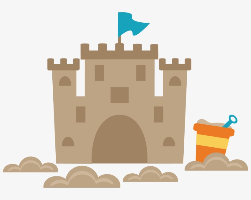 Sand Castle Clipart - Sand Castle Vector Png PNG Image | Transparent ...