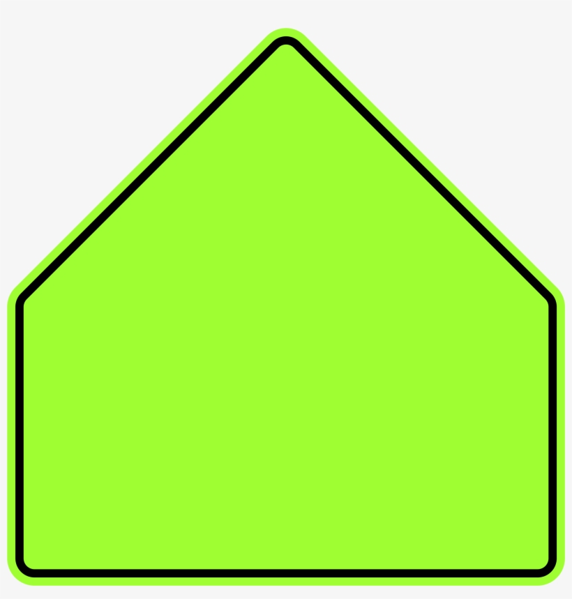 Download Pentagon Warning Sign - Green Pentagon Sign | Transparent PNG ...