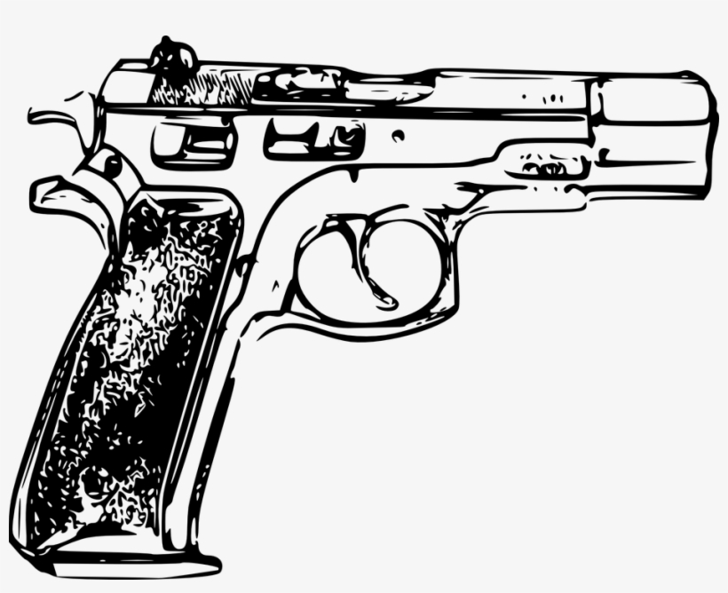 Download Handgun Drawing Old Fashioned - Gun Clipart | Transparent PNG ...