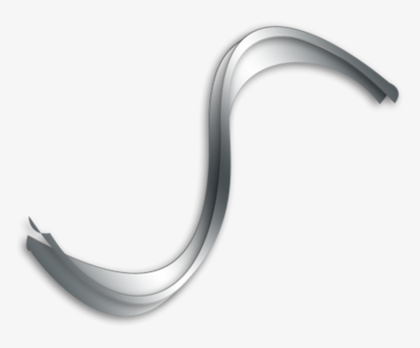 Golden Vector Swirl Png Silver Swirl Psd, Vector - Silver Swirls With ...