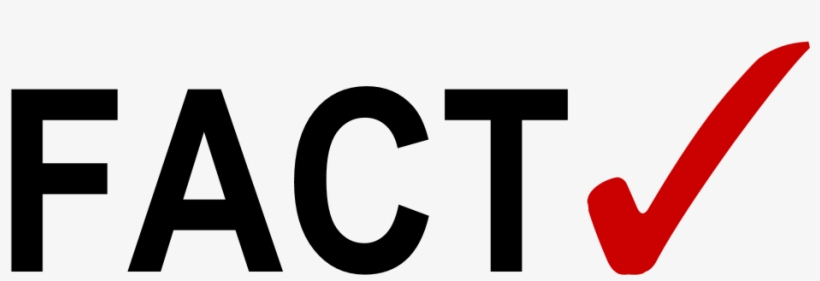 Text Reads "fact" Next To A Red Checkmark - Check Mark PNG Image ...