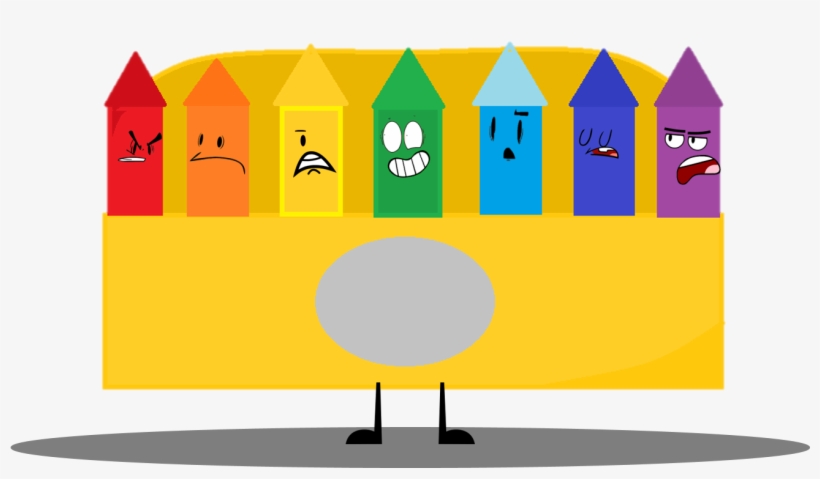 Download Box Of Crayon Pose - Crayon Battle For Dream Island | Transparent PNG Download | SeekPNG