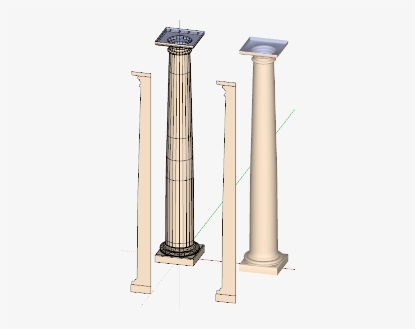 The Romans Of The Doric Order), And Referring To Column - Column PNG ...