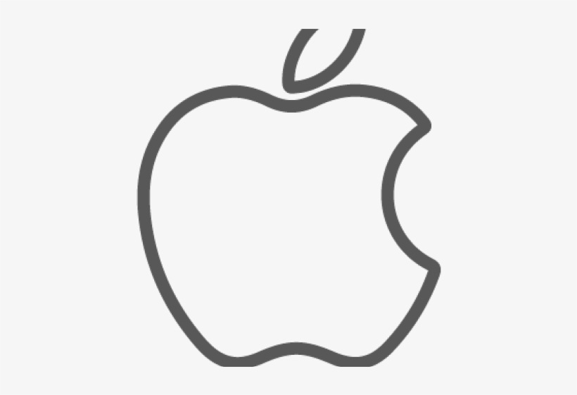 Apple Logo Outline - Heart PNG Image | Transparent PNG Free Download on ...