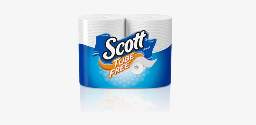 Scott Tube Free Toilet Paper - Scott Paper Towels PNG Image ...