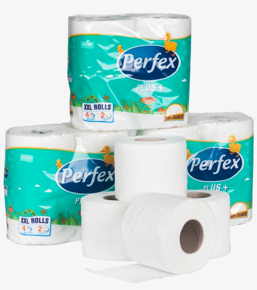 Toilet Paper Perfex Plus 4, - Toaletní Papír Perfex Plus, 2-vrstvý Bílý ...