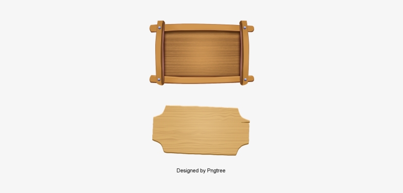 Exquisite Cartoon Cute Retro Wood Label Title Bar, - Psd PNG Image ...
