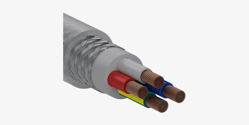 Power Cable Screened - Electrical Cable PNG Image | Transparent PNG ...
