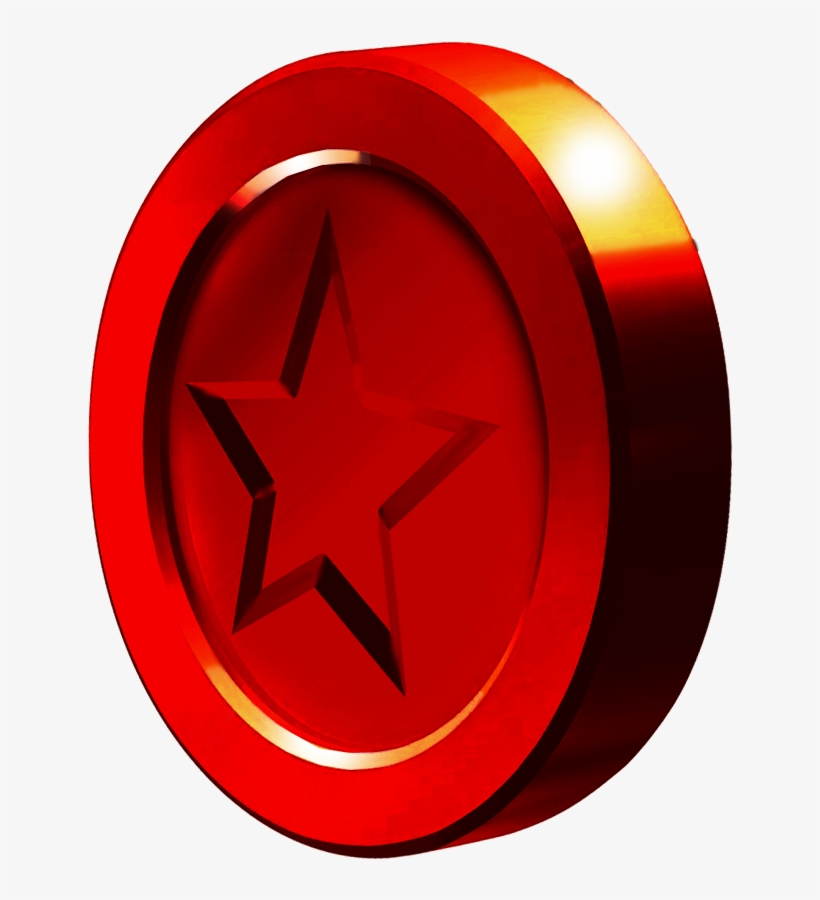 Red Coin - Mario 64 Red Coin PNG Image | Transparent PNG Free Download ...