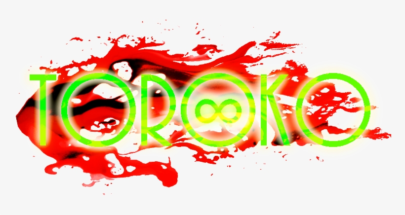 The Letters Of "toroko" Glow White - Illustration PNG Image ...