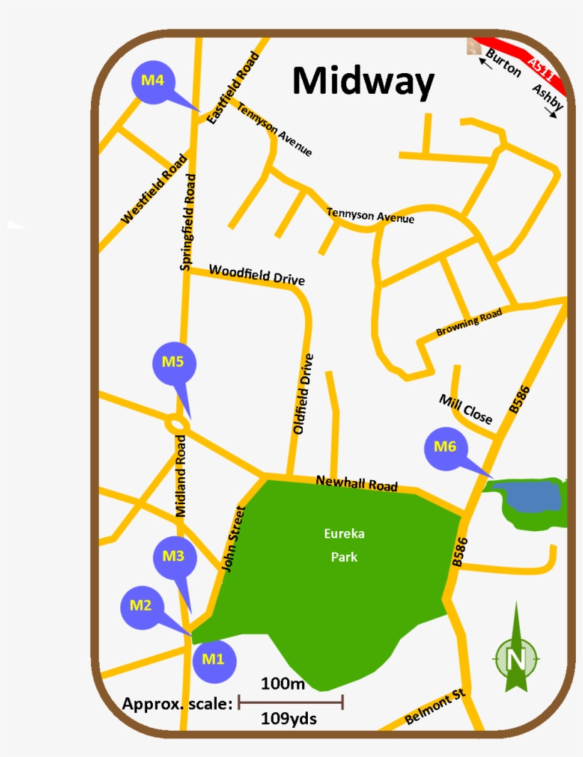 Midway Heritage Trail - Trail Map PNG Image | Transparent PNG Free ...
