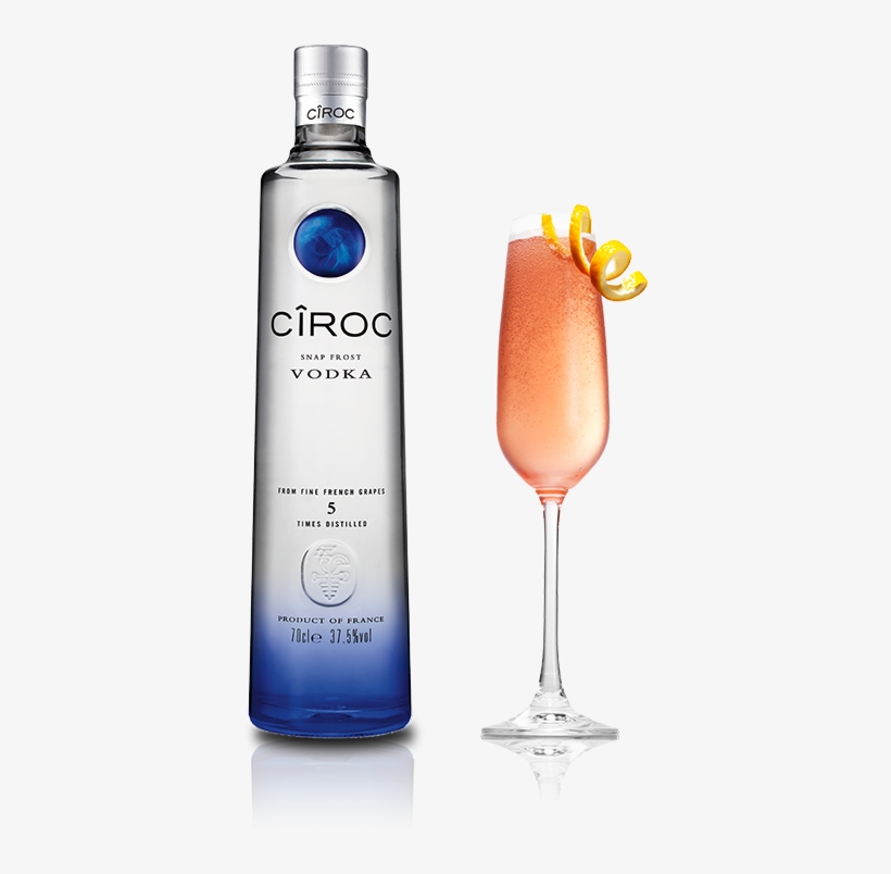 Champagne Cosmo - Ciroc Coconut Vodka - 1 L Bottle PNG Image ...