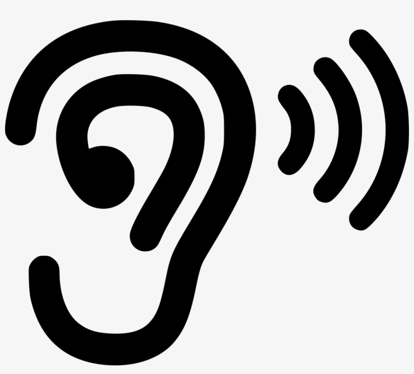 Download Hear Comments - Transparent Hearing Icon | Transparent PNG ...