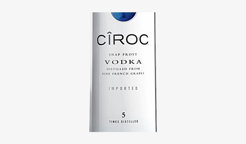 Ciroc 750ml - Ciroc Vodka Miniature 5cl PNG Image | Transparent PNG ...
