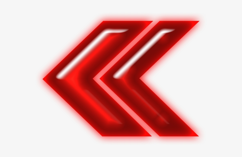 Neon Arrow Png - Red Double Arrow Png PNG Image | Transparent PNG Free ...