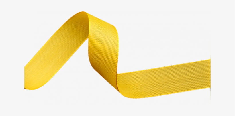 Yellow Blog, A Yellow Ribbon - Ribbon Png PNG Image | Transparent PNG ...