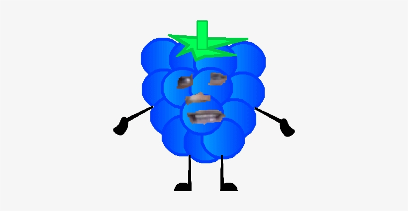 Weird Blue Raspberry - Bfdi Raspberry PNG Image | Transparent PNG Free ...