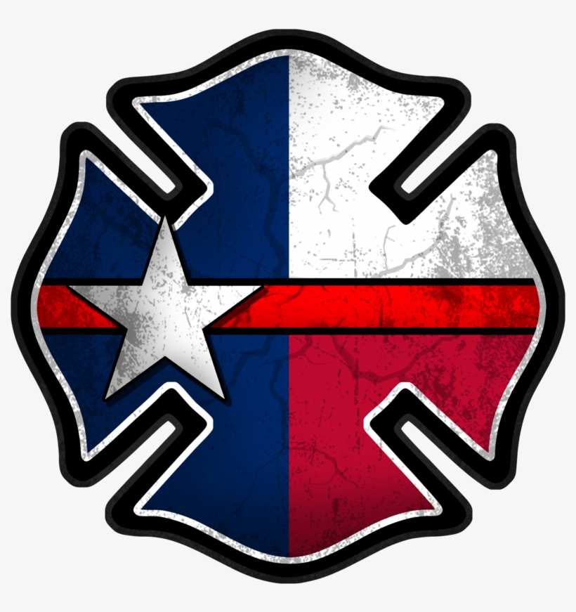 Download Texas Firefighter Decal - Volunteer Fd Fire Rescue Logo ...