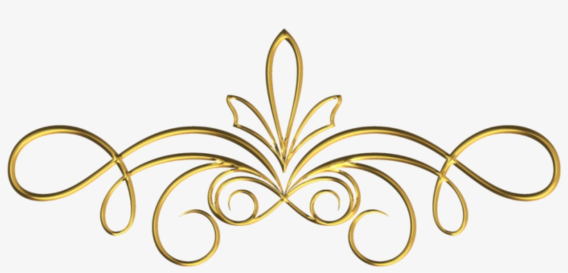 Scrollwork - Gold Scroll Design Png PNG Image | Transparent PNG Free ...