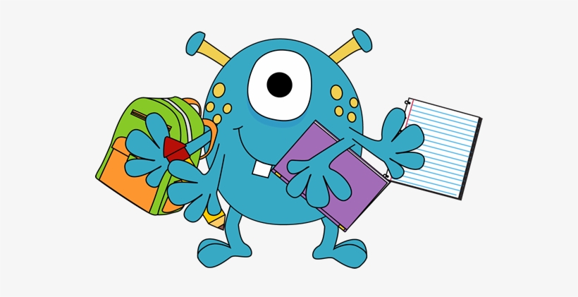 Download Going To School Clipart Monster Clip - Monster School Clip Art ...