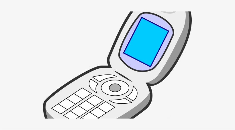 Drawing Of A Flip Phone - Cell Phone Clipart PNG Image | Transparent ...