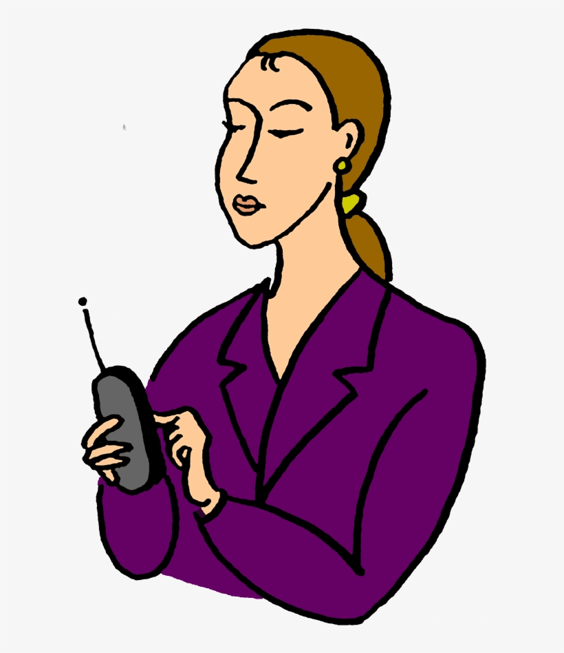 Woman Dialing - Clip Art PNG Image | Transparent PNG Free Download on ...