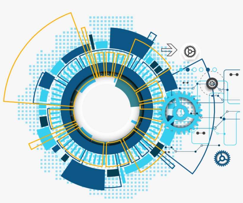 Circle Vector Tech - Design Engineering PNG Image | Transparent PNG ...