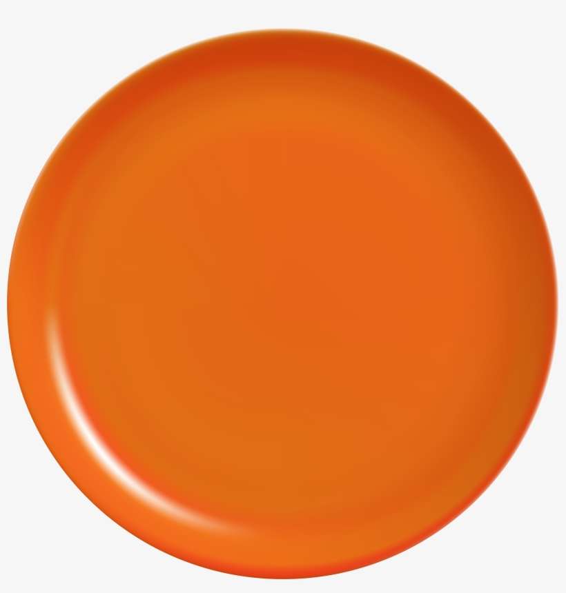Download Orange Plate Png Clip Art - Orange Plate Clipart | Transparent ...