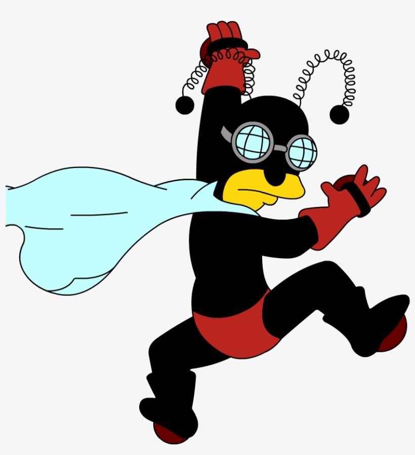 Human Fly - Human Fly The Simpsons PNG Image | Transparent PNG Free ...