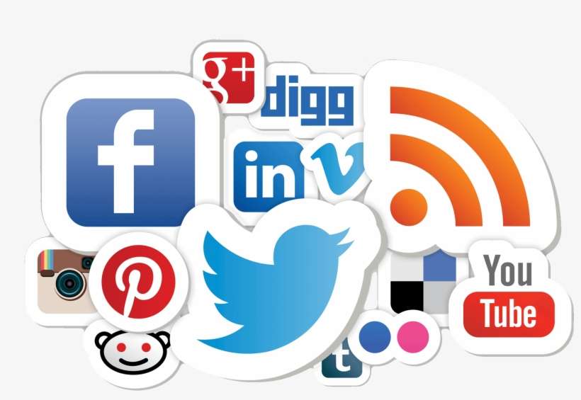 Social Media Png Logos Clip Art Royalty Free - Social Media Transparent ...