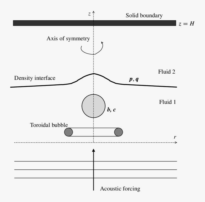 The Axisymmetric Geometry Used To Model The Interaction - Geometry PNG ...