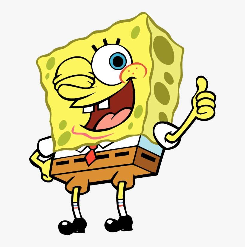 Thumbs Up - Spongebob Clipart PNG Image | Transparent PNG Free Download ...