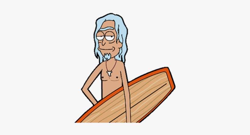 Surfer Rick - Rick Sanchez PNG Image | Transparent PNG Free Download on ...