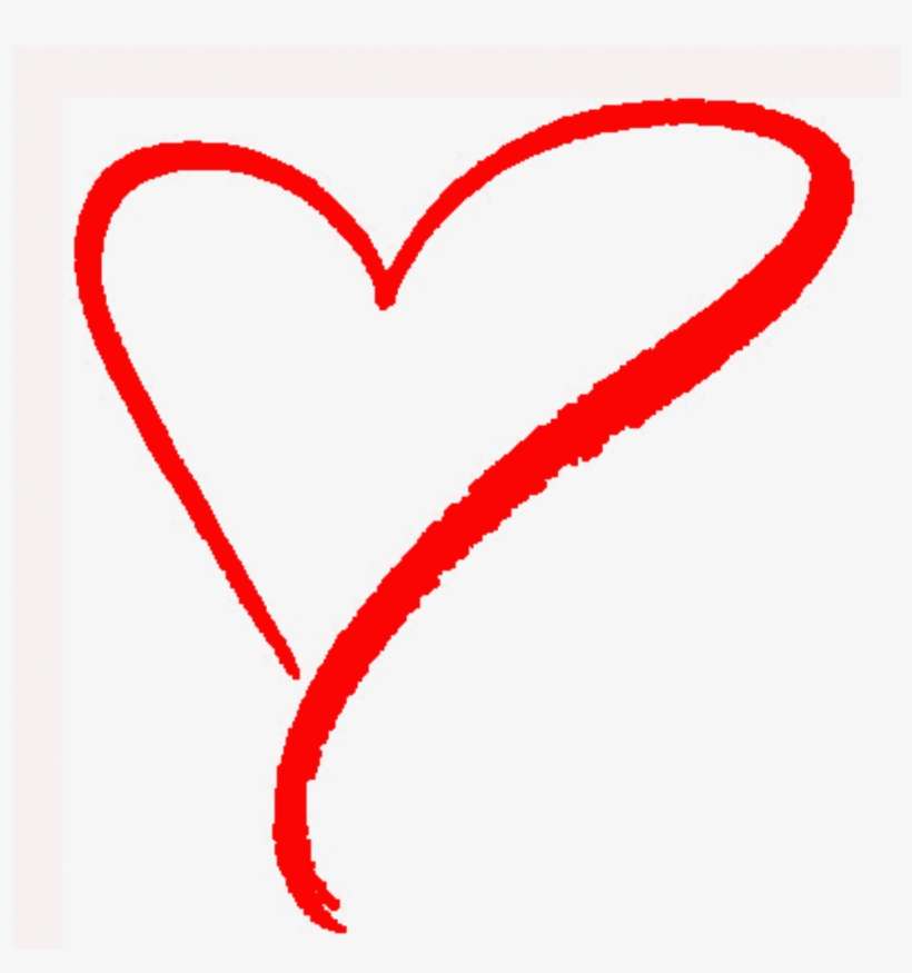 Download Drawn Heart Clear Background - Heart Graphic | Transparent PNG ...